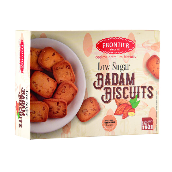 Buy LOW SUGAR BADAM BISCUITS (400 GM) Online - Frontier Biscuit