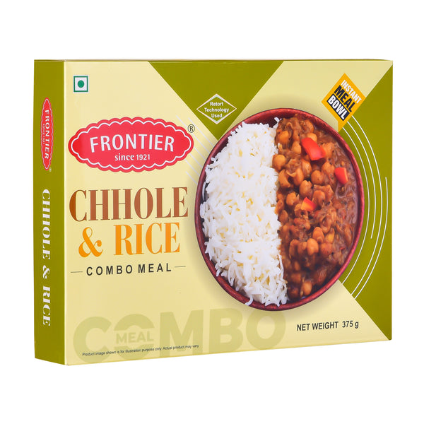Buy CHHOLE WITH RICE COMBO (400 GM) Online - Frontier Biscuit