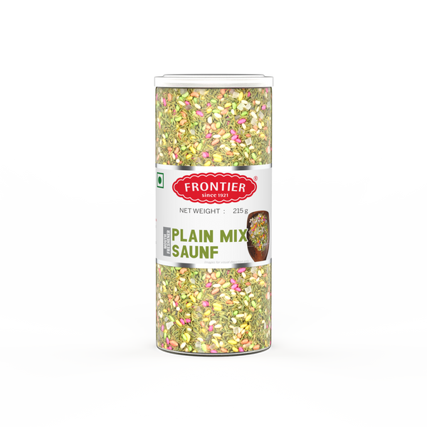 Buy PLAIN MIX SAUNF CAN (215 GM) Online - Frontier Biscuit